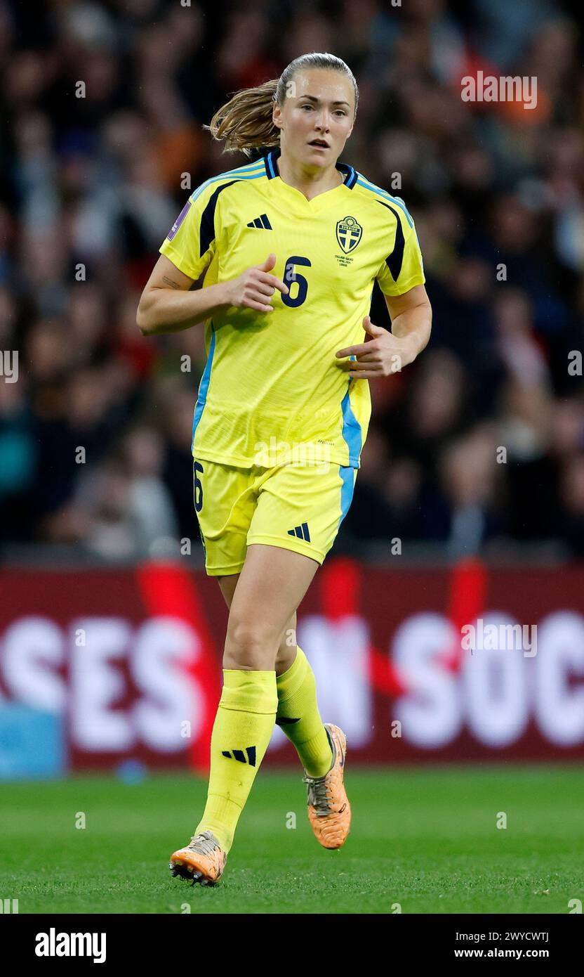 Sweden’s Magdalena Eriksson during the UEFA Women's Euro 2025 ...