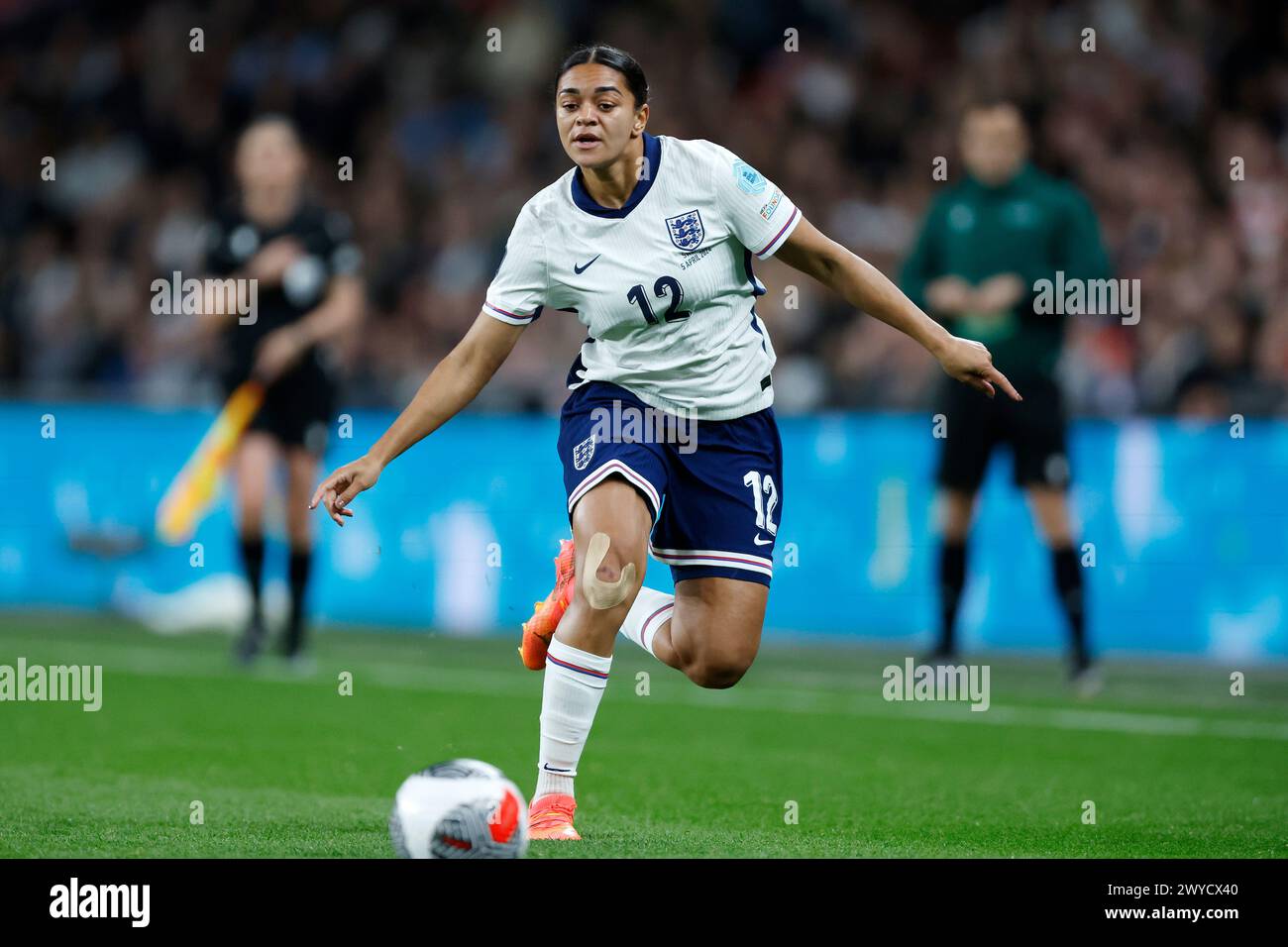 England’s Jessica Carter during the UEFA Women's Euro 2025 qualifying ...