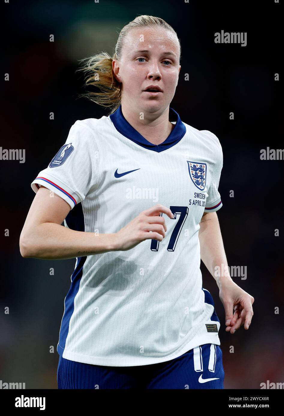 England’s Beth Mead during the UEFA Women's Euro 2025 qualifying round ...