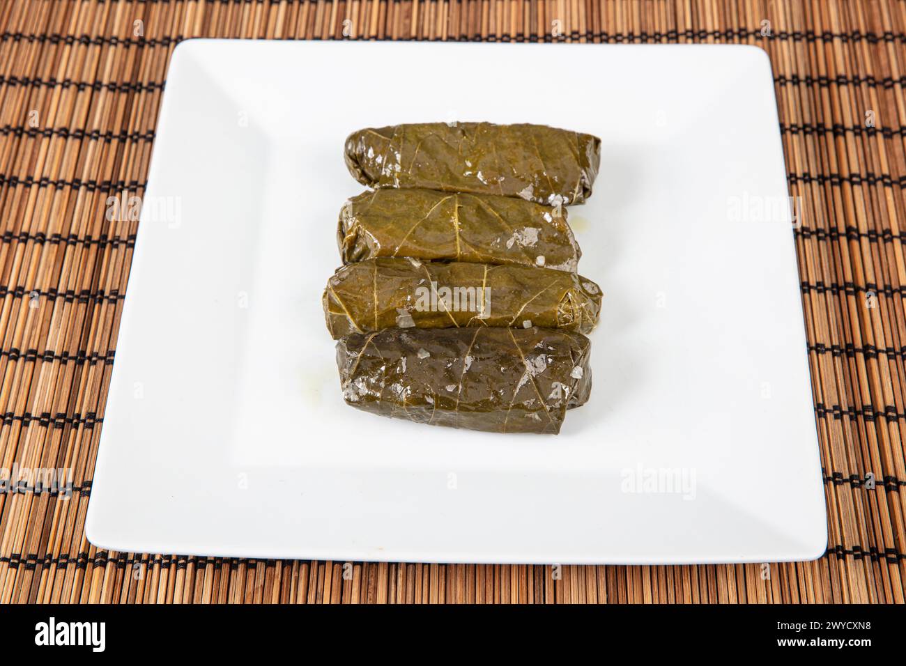 Stuffed Leaves with Olive Oil. Turkish Cuisine flavors. Local name ...