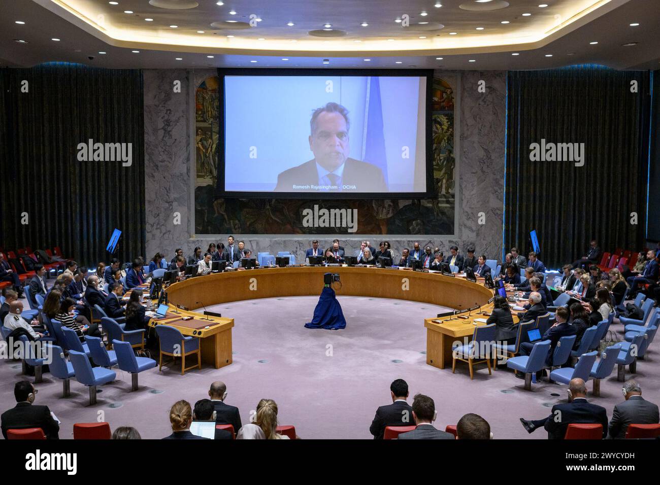 (240405) -- UNITED NATIONS, April 5, 2024 (Xinhua) -- Ramesh ...
