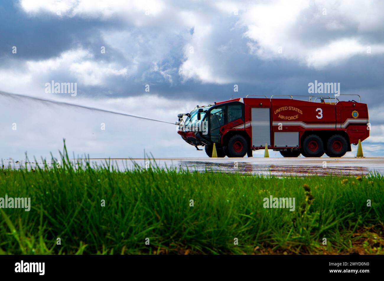 A Rosenbauer Panther fire truck with the 121st Air Refueling Wing ...