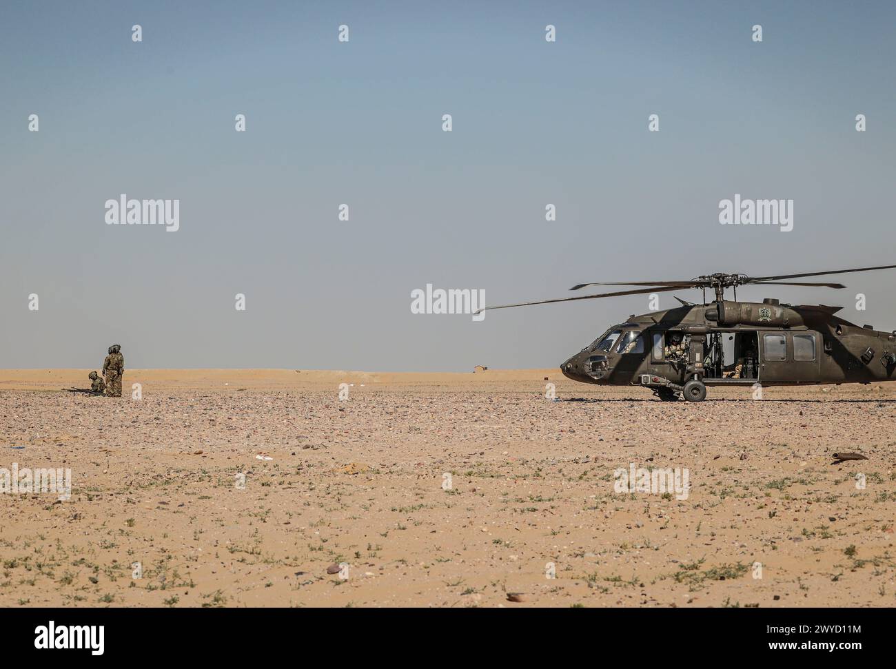 Paratroopers assigned to the 82nd Combat Aviation Brigade, 82nd ...