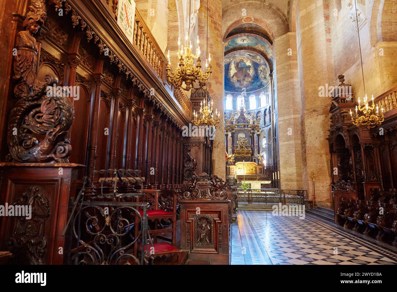 Basilique Saint Sernin. Toulouse. Haute Garonne. France Stock Photo - Alamy