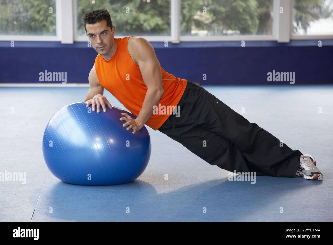 Fitball fitness gymnasium hi-res stock photography and images - Alamy