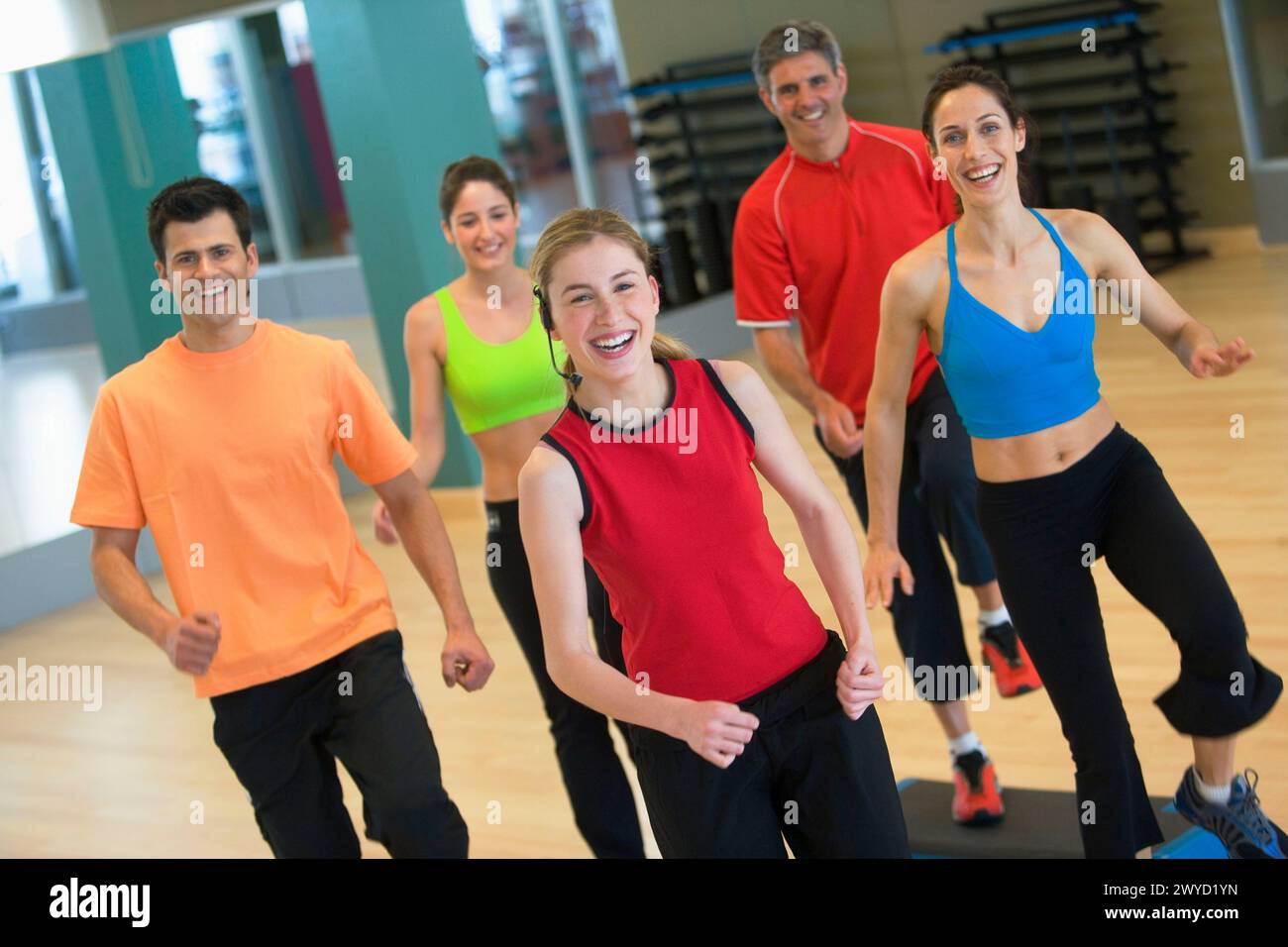 Female sports trainer microphone woman hi-res stock photography and ...