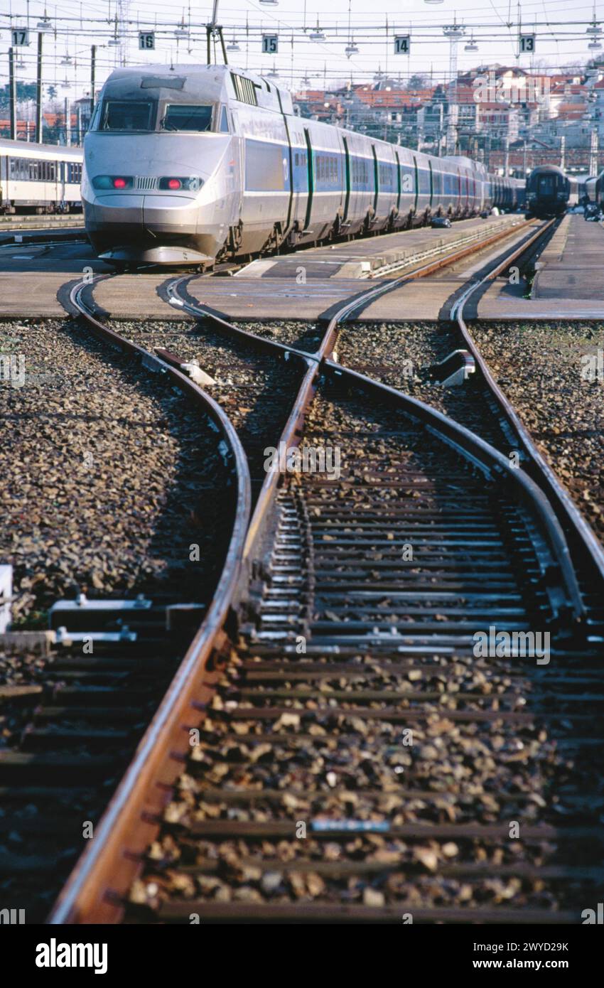 Hendaye train station hi-res stock photography and images - Alamy