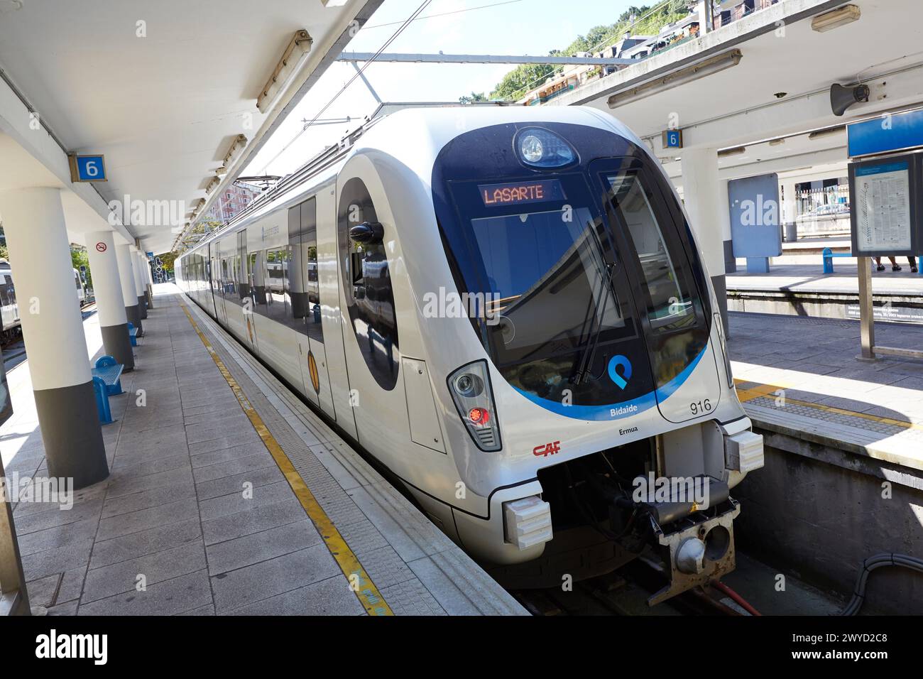 Trains. Commuter Train Station. Euskotren. Easo Square. Donostia. San ...