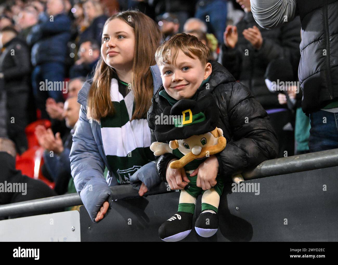 Plymouth Argyle fans during the Sky Bet Championship match Rotherham ...