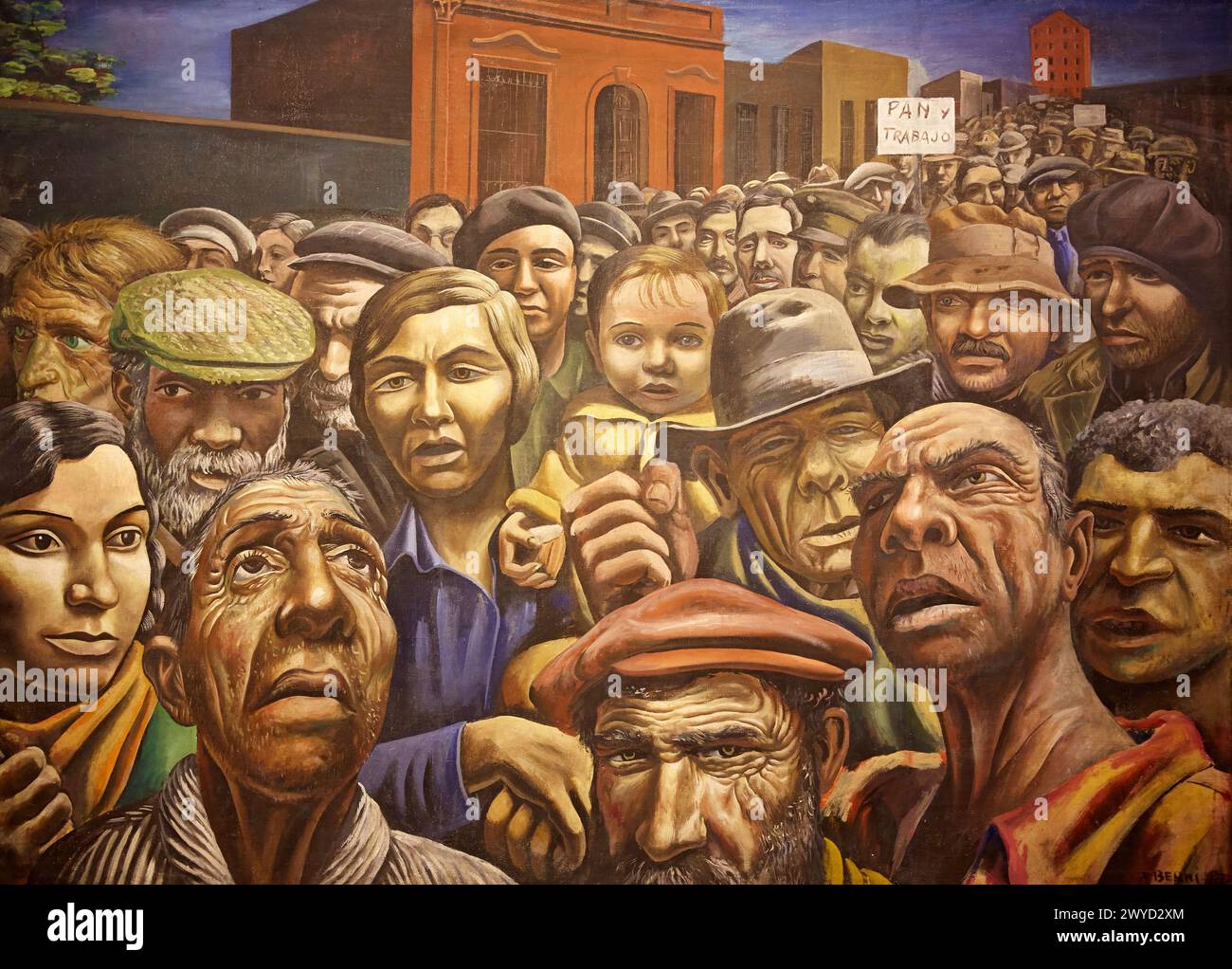 Manifestación. Antonio Berni. Museo de Arte Latinoamericano de Buenos ...