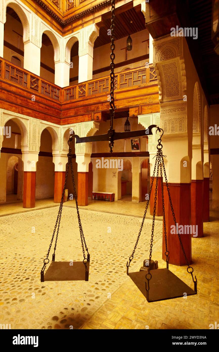 Handcraft Museum of wood Caravanserail or ´Foundouk´ Nejjarine, Fez El ...