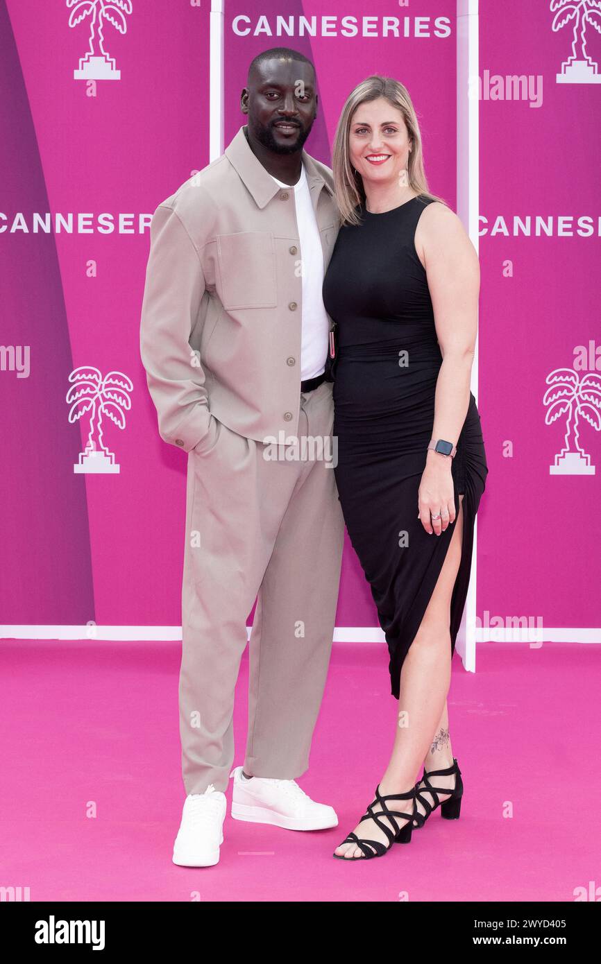 Cannes, France. 23rd Mar, 2024. Erwan Konate, Sara Balzer and Ladji ...