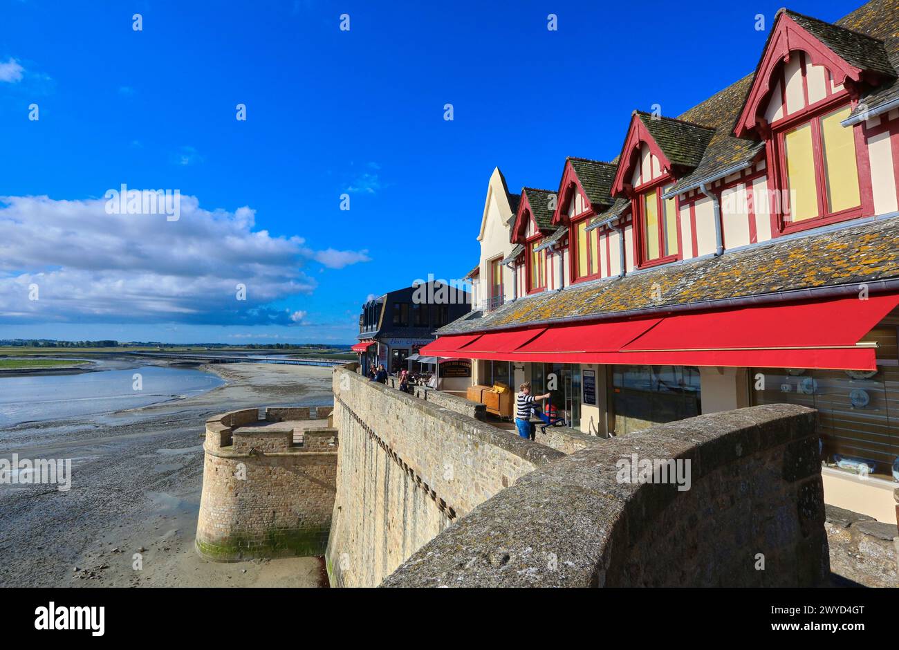 Mont Saint Michel, St Michael's Mount, Manche Department, Basse ...