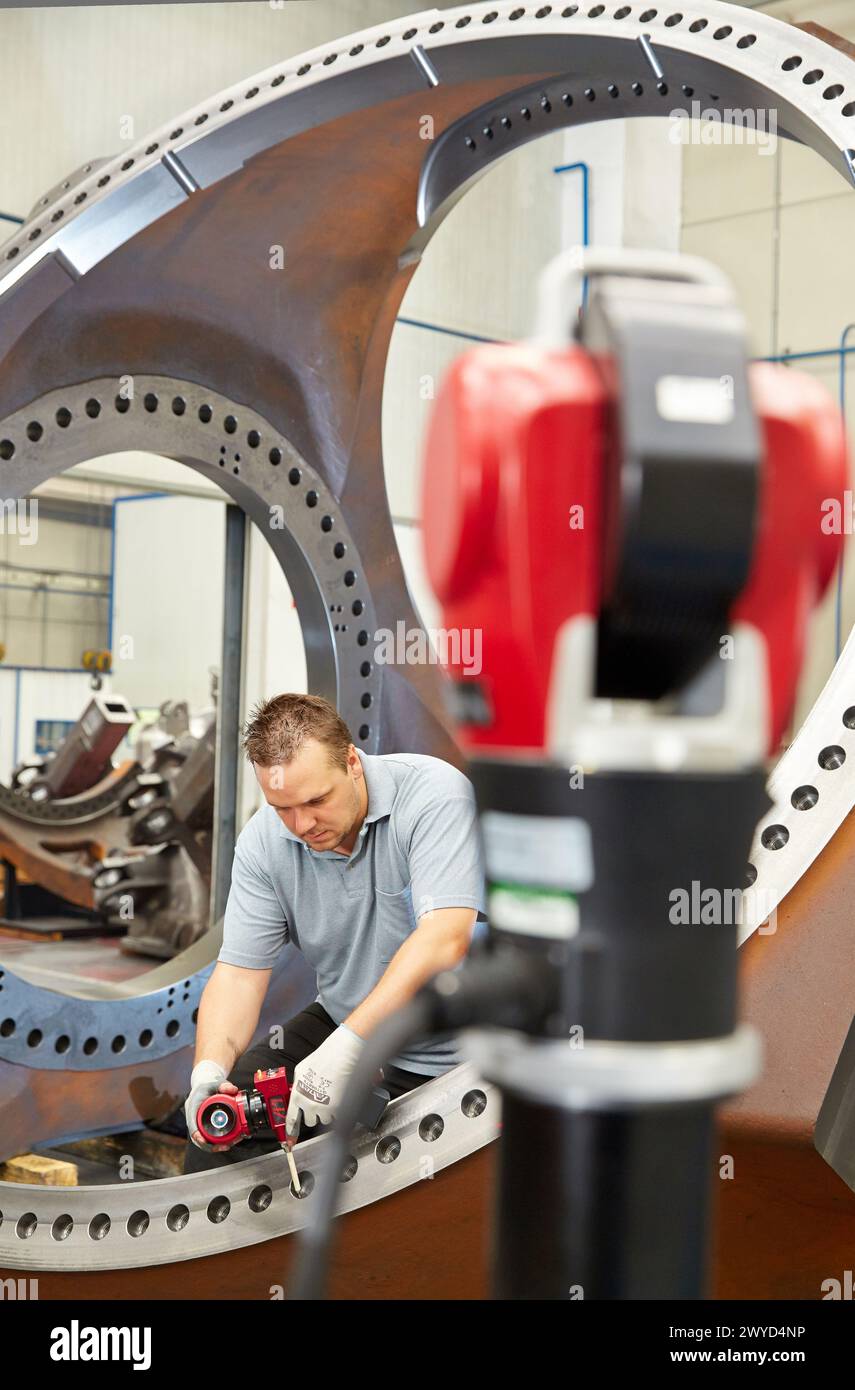 Radian Laser Tracker. Laser Measurement large volumes. Measuring wind ...