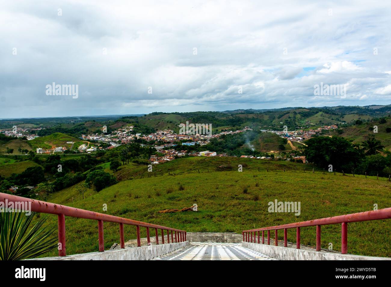 Nazare, Bahia, Brazil - March 29, 2019: View from the top of the city ...