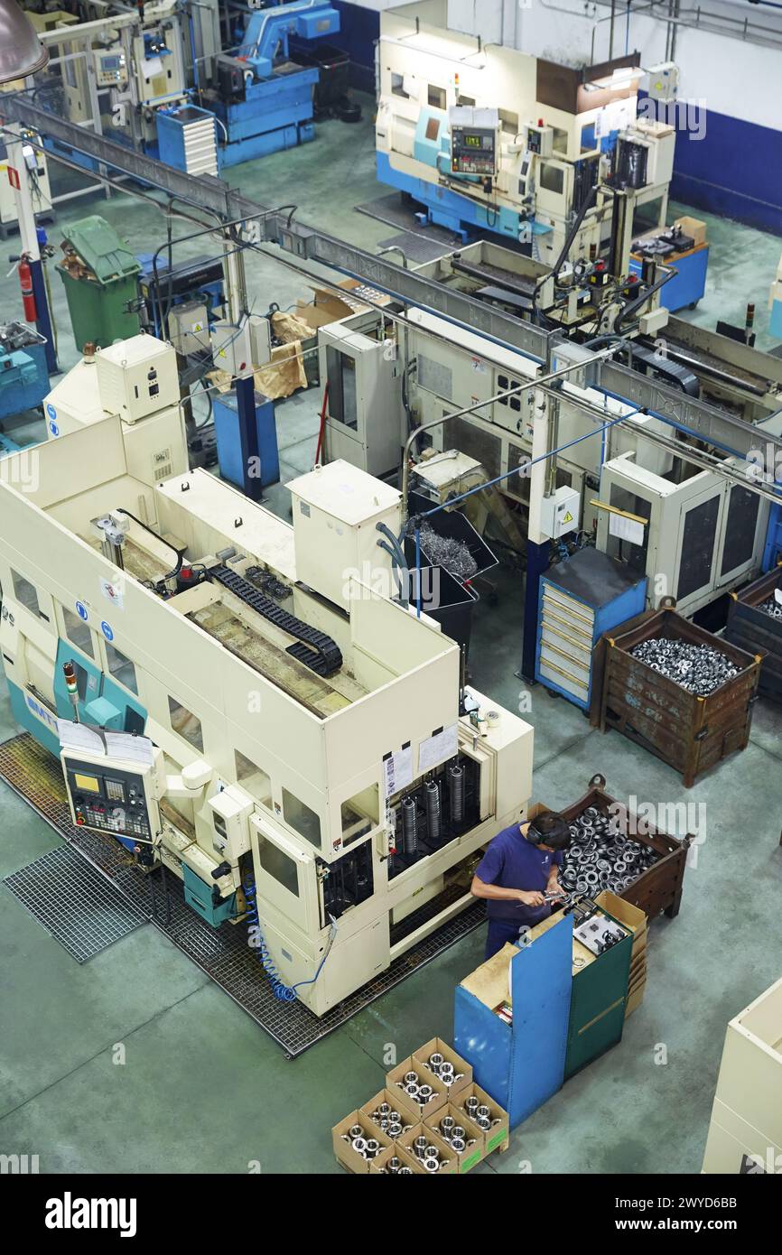 Area automated CNC lathes. Machined Indecober. Machining of precision ...