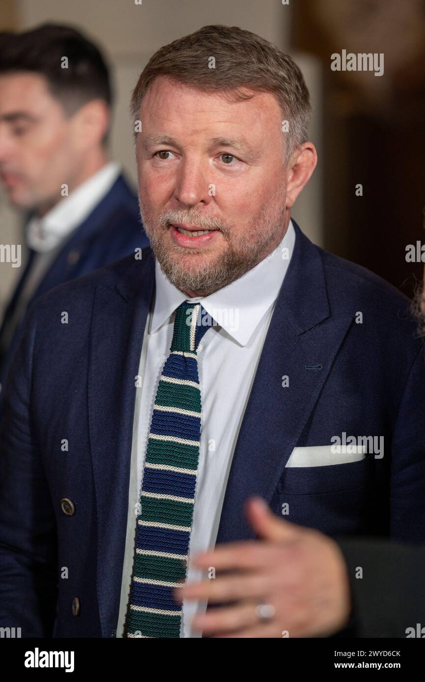 Celebs attend the red carpet for The Gentlemen premiere Featuring: Guy ...