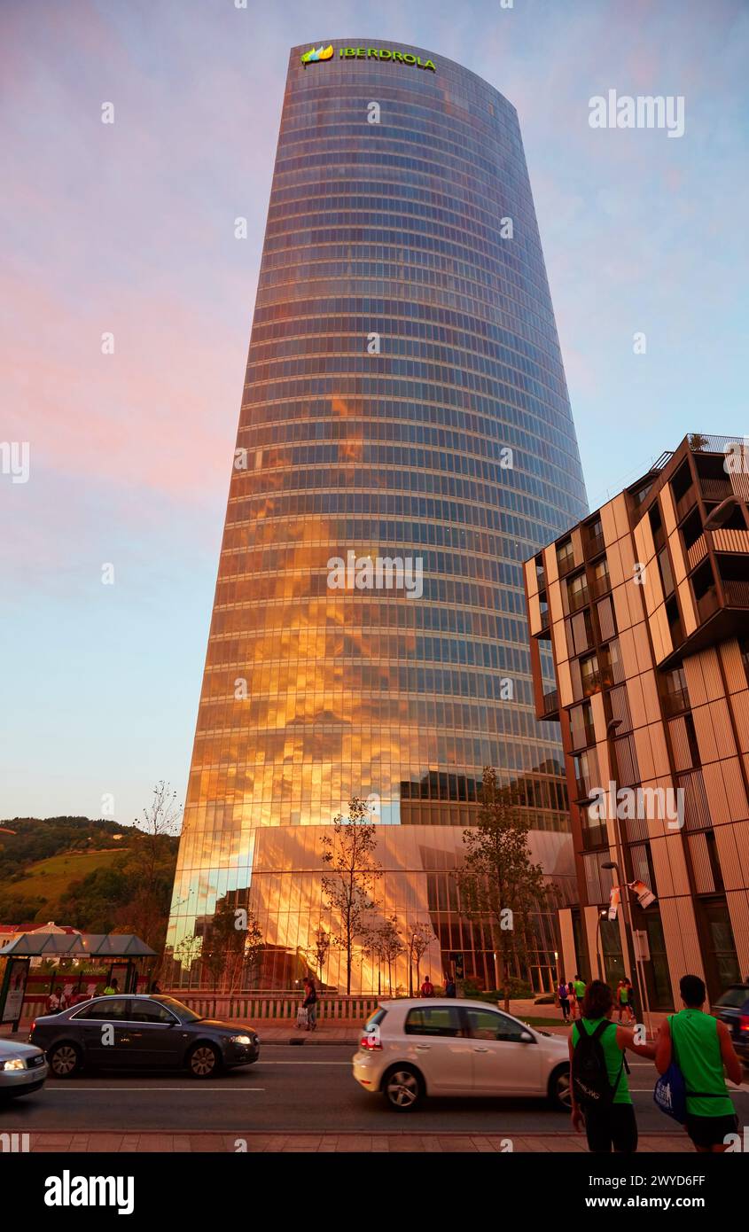 Iberdrola Tower, Bilbao, Bizkaia, Basque Country, Spain Stock Photo - Alamy
