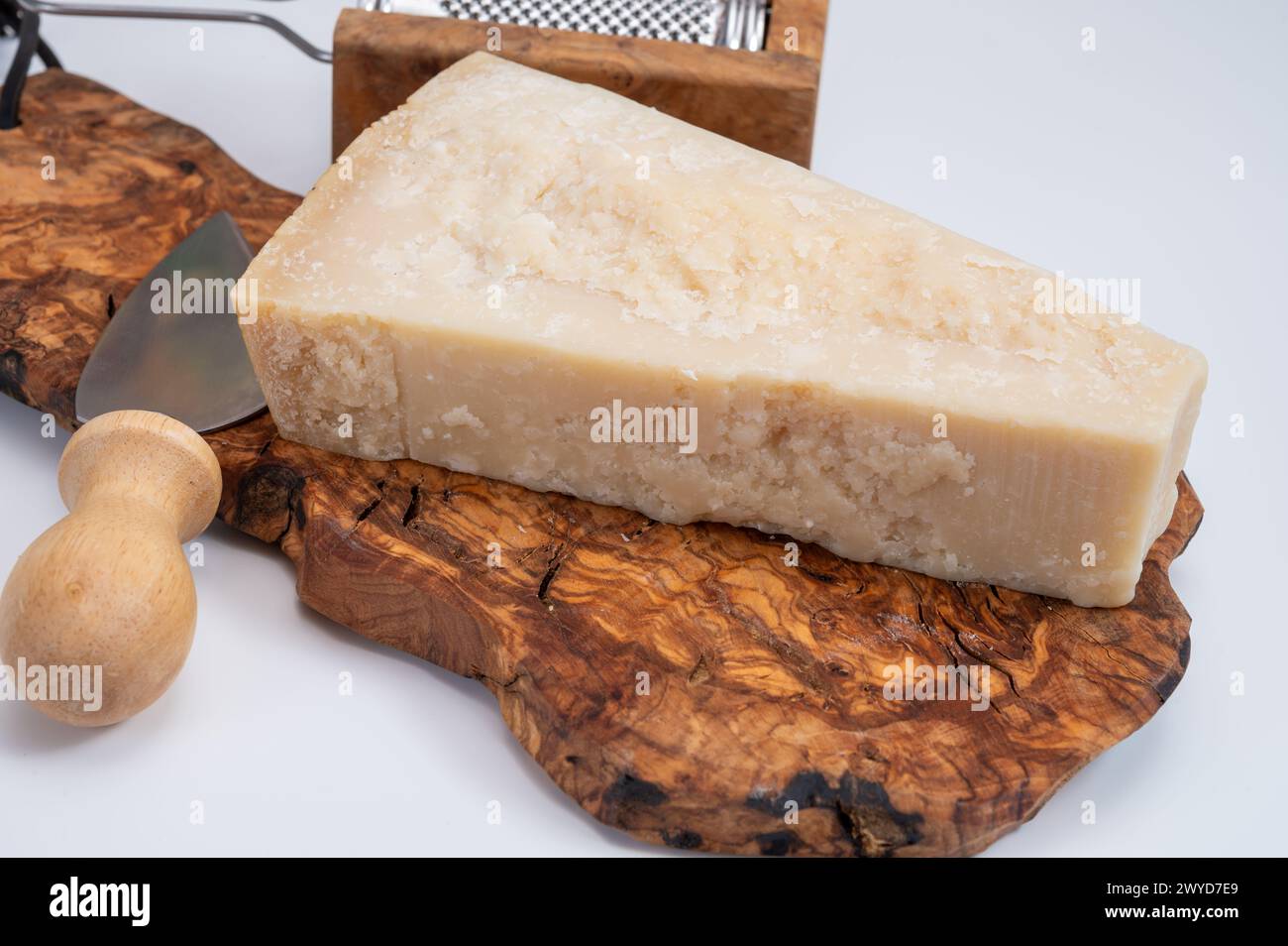 Traditional italian food - 24 months aged in caves Italian parmesan ...