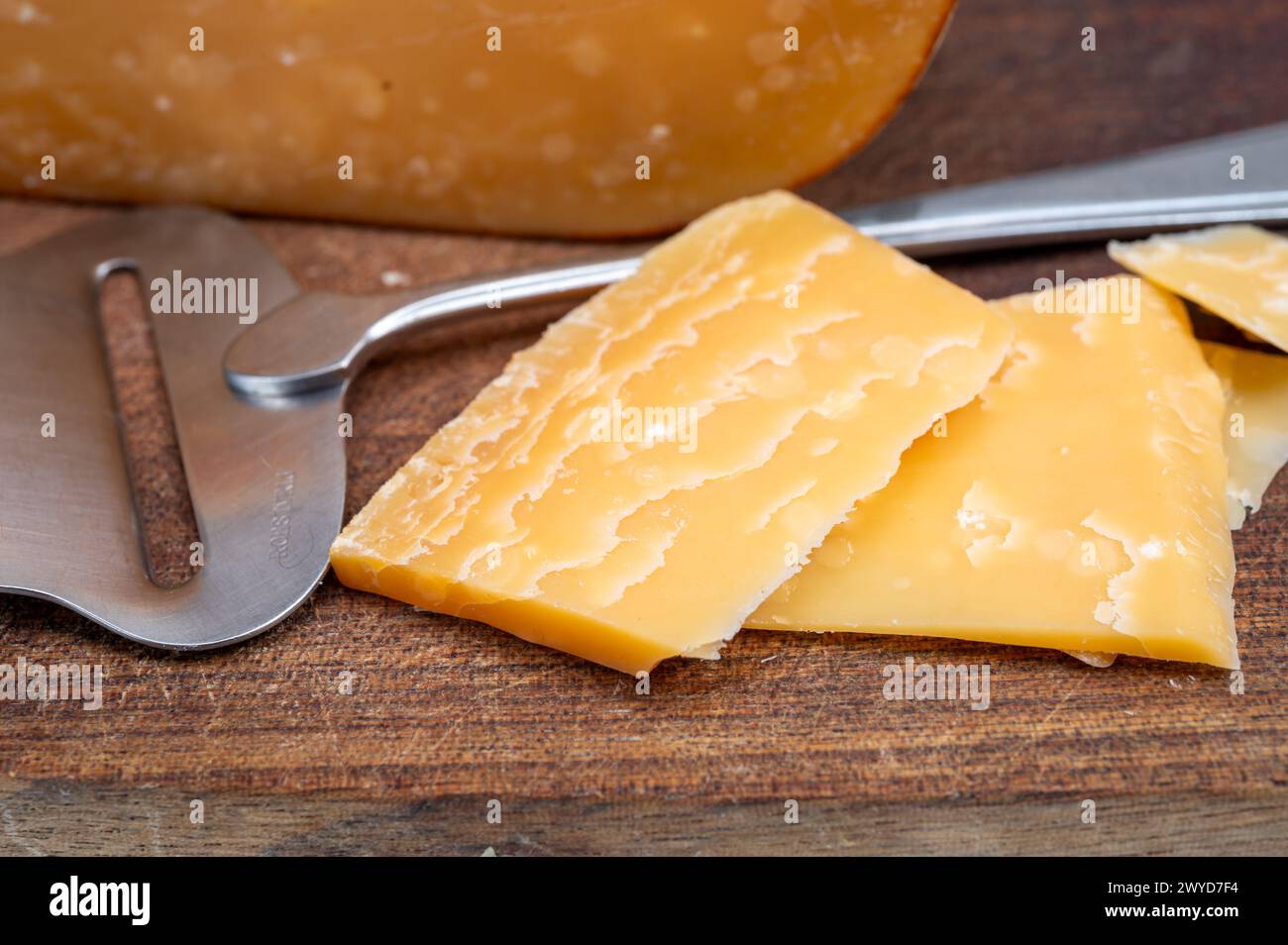 Cheese collection, Dutch very old 1000 days ripe hard cheeses made from ...