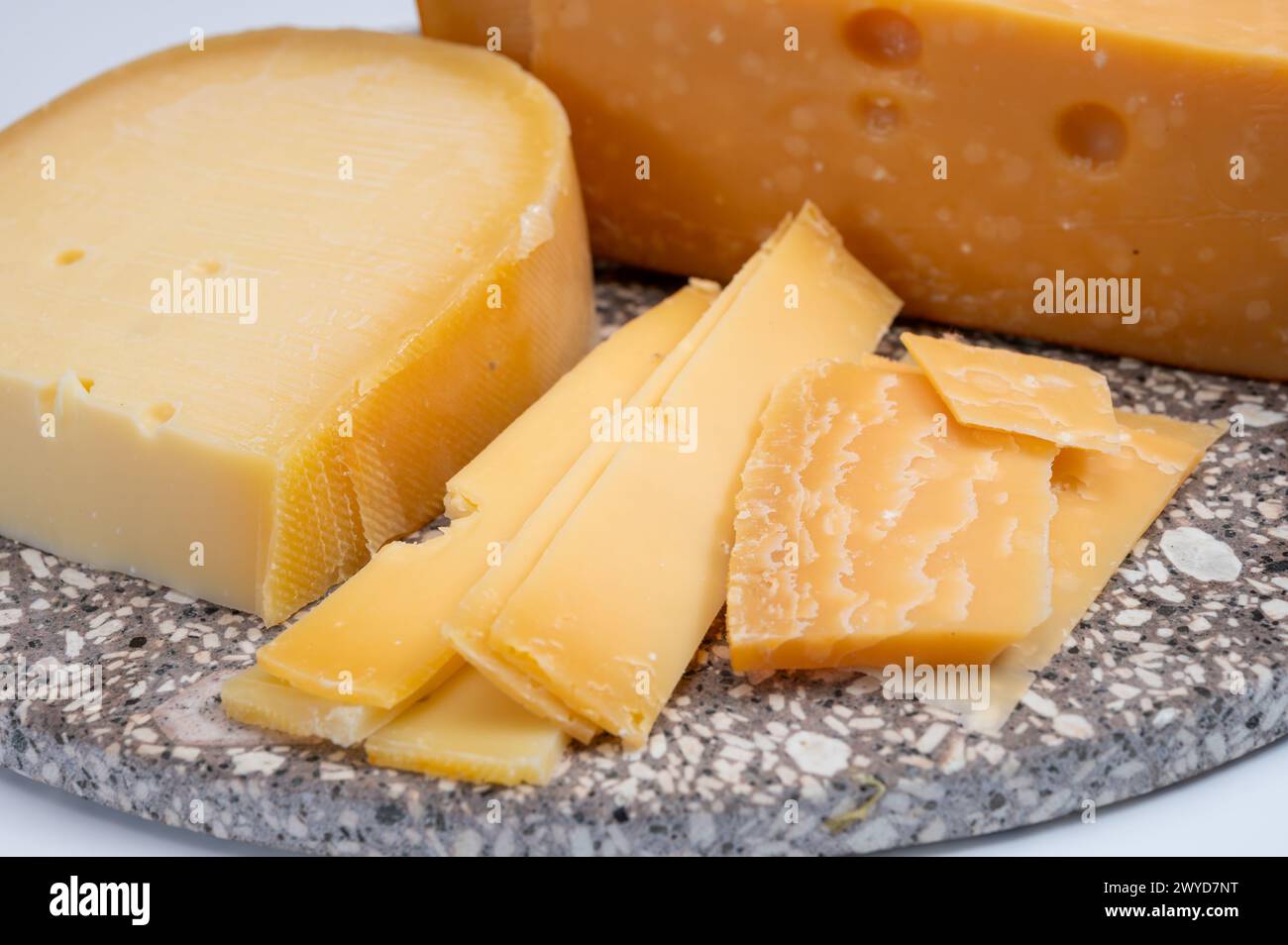 Cheese collection, Dutch very old 1000 days ripe hard cheeses made from ...