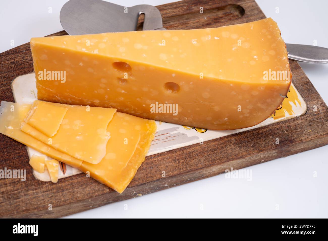 Cheese collection, Dutch very old 1000 days ripe hard cheeses made from ...