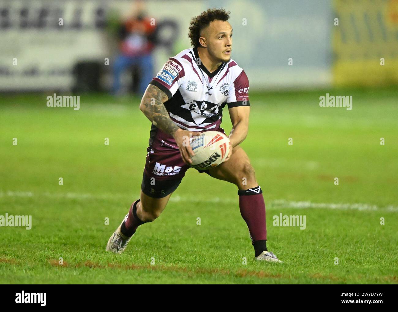 Liam Horne of Castleford Tigers during the Betfred Super League Round 7 ...