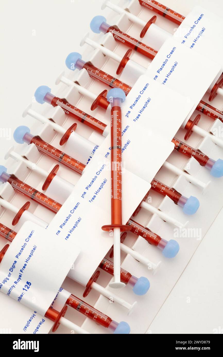 Dosed and labeled medication to be administered in a clinical trial ...