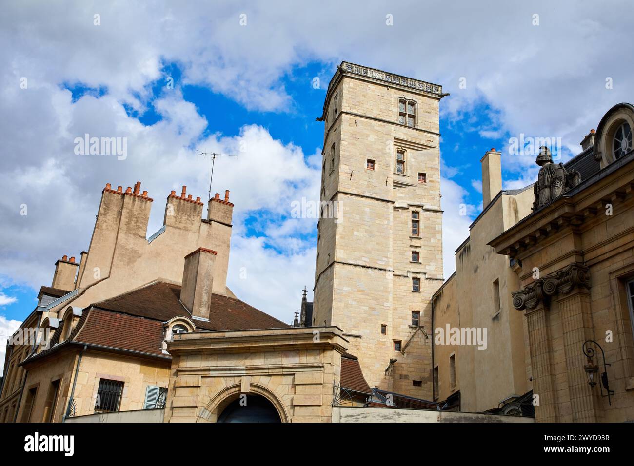 Tour Phillippe Le Bon, Dijon, Cote d'Or, Burgundy Region, Bourgogne ...