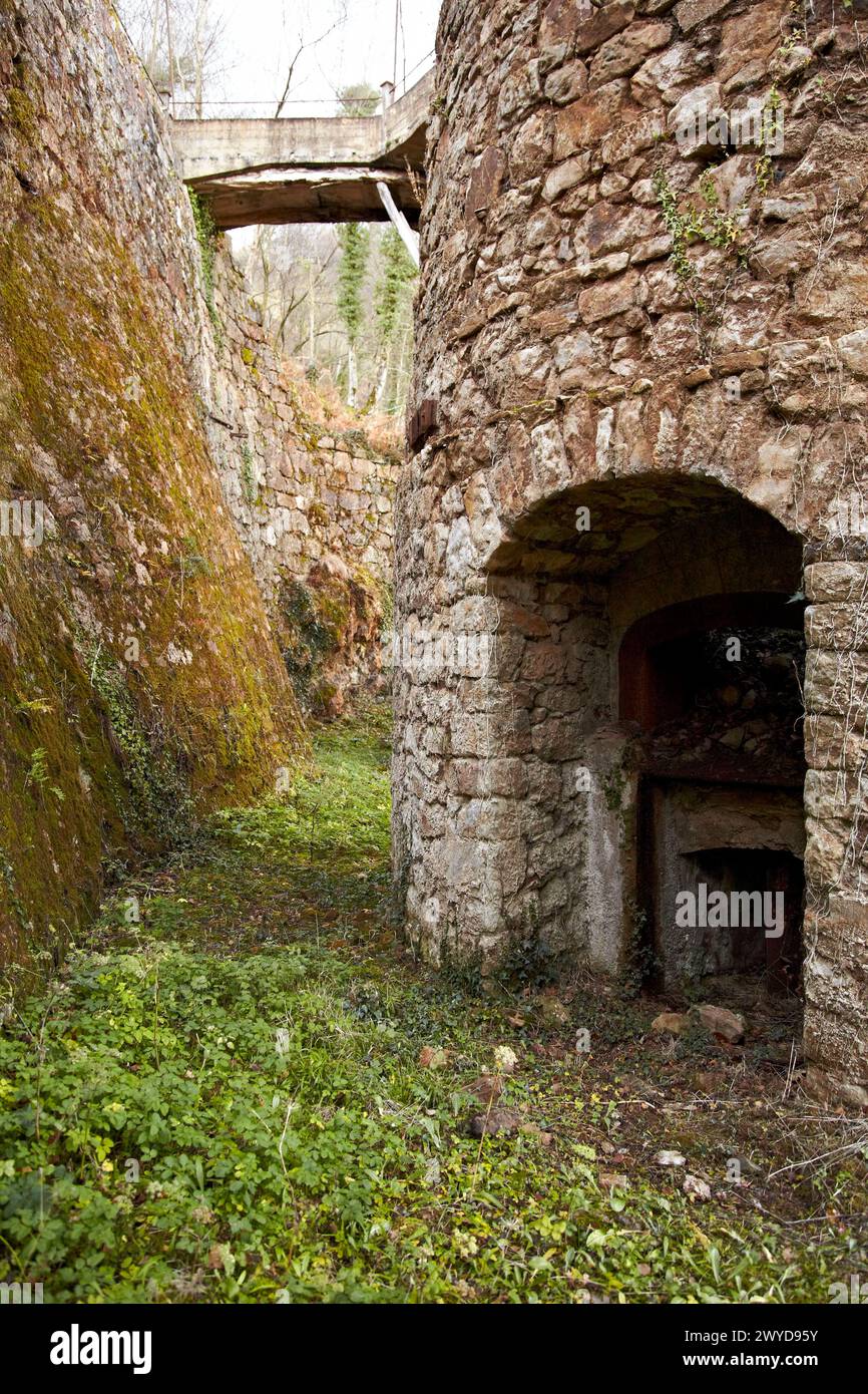 Old iron ore furnaces hi-res stock photography and images - Alamy