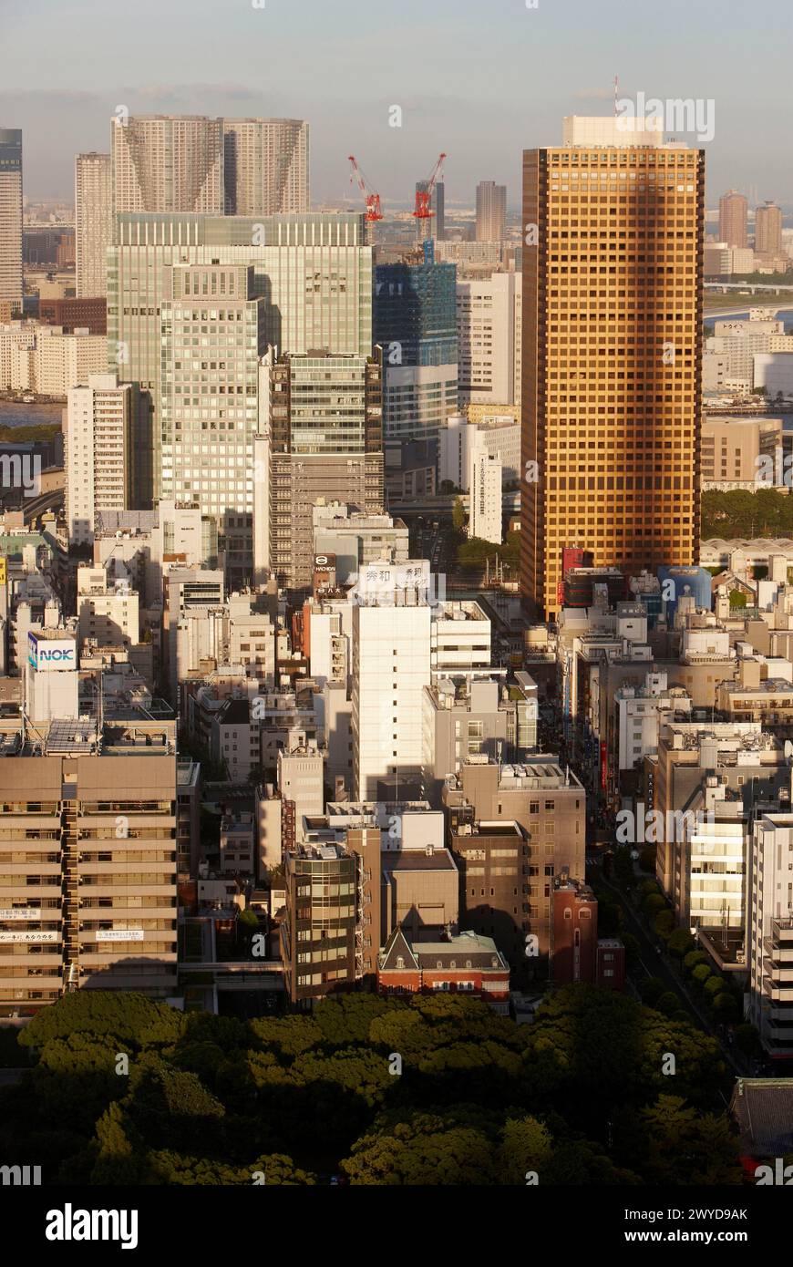 World Trade Center Building, City view from Tokyo Tower, Tokyo, Japan ...