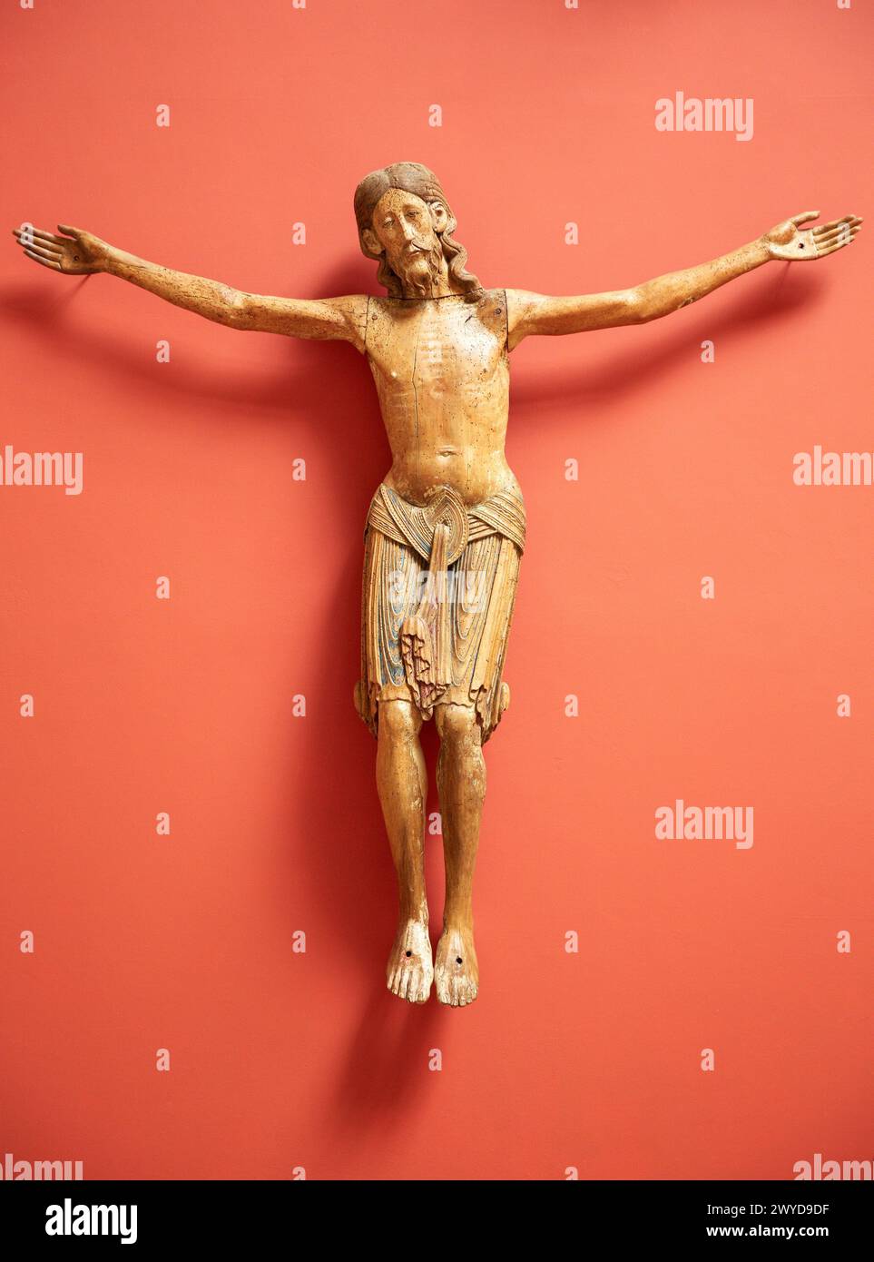 Christ de Crucifixion. Auvergne, 1200. Musee du Moyen-Age Middle Ages Museum, the former Hotel ...