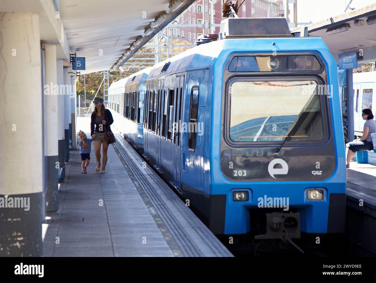 Train station in san sebastian hi-res stock photography and images - Alamy