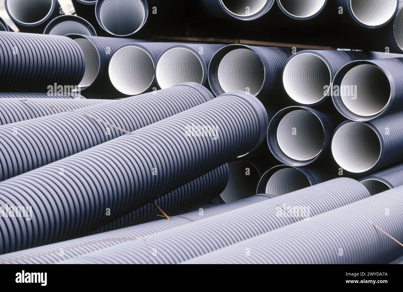 Plastic water pipes Stock Photo - Alamy