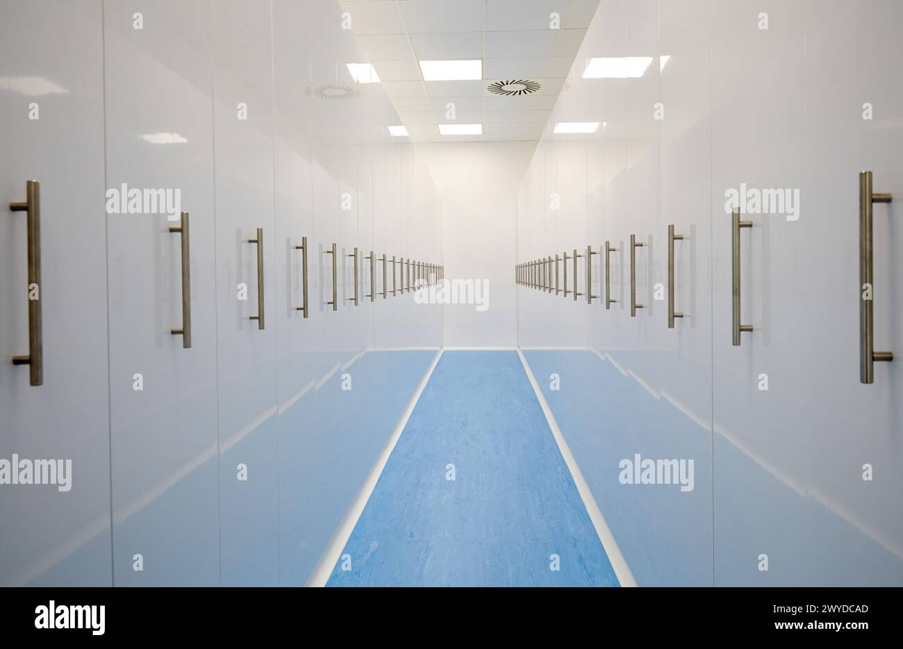 Bio pharmaceutical laboratory. Empty chemical laboratory. Barcelona ...