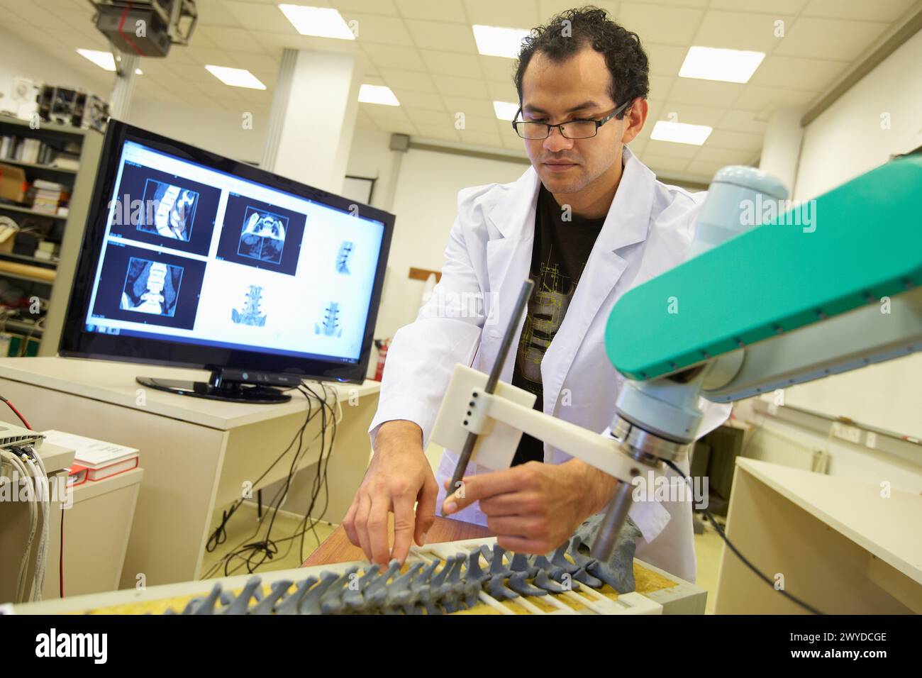 Robotic system to assist surgery Surgery is the transpedicular fixation ...