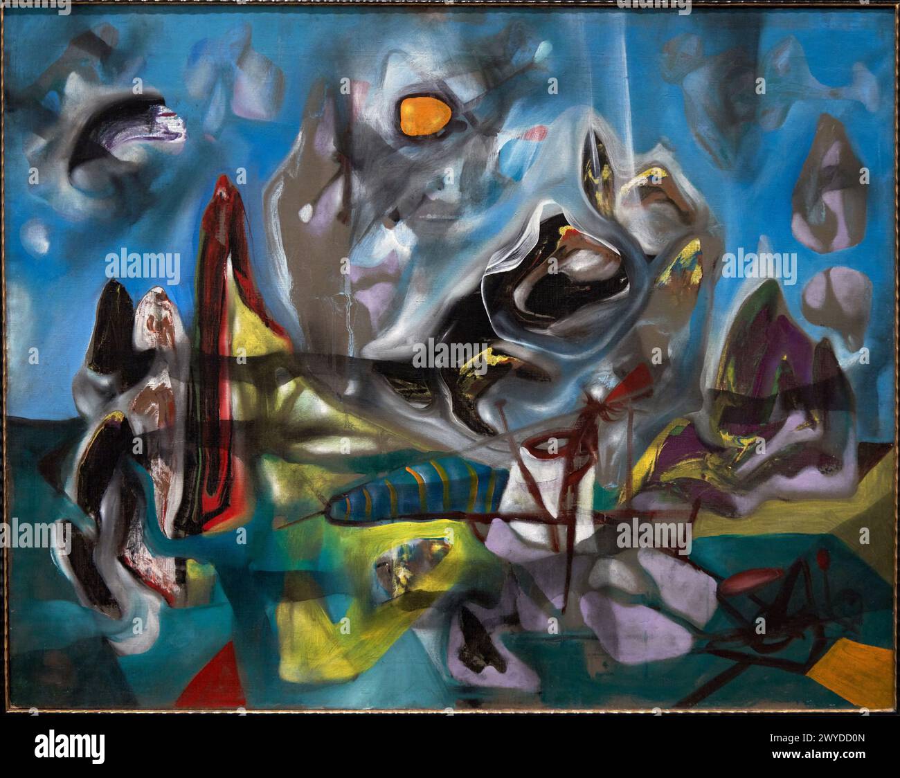 Psychological Morphology, 1939, Roberto Matta (1911-2002 Stock Photo ...
