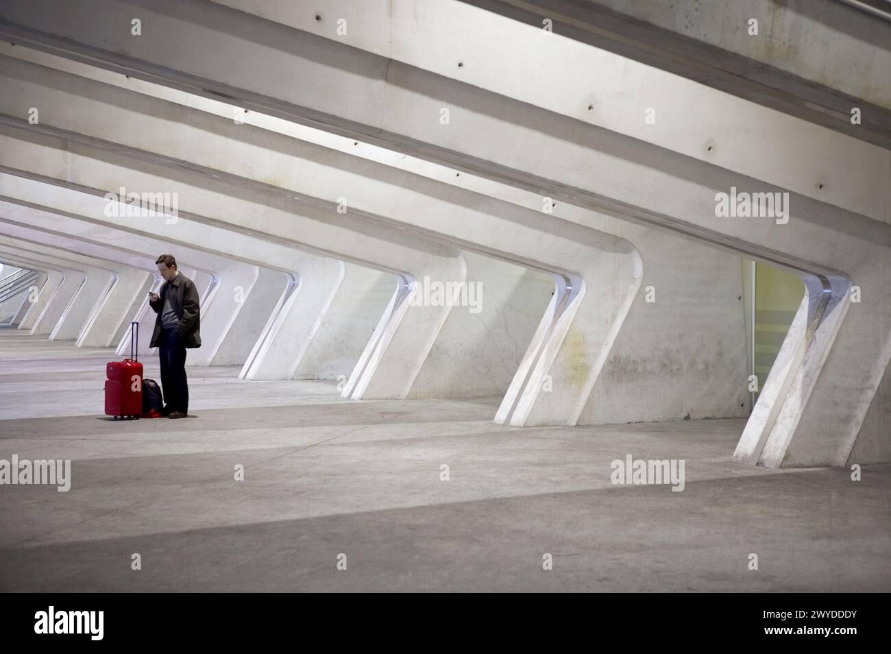 Loiu airport of Bilbao by Santiago Calatrava, Bilbao. Euskadi, Spain ...