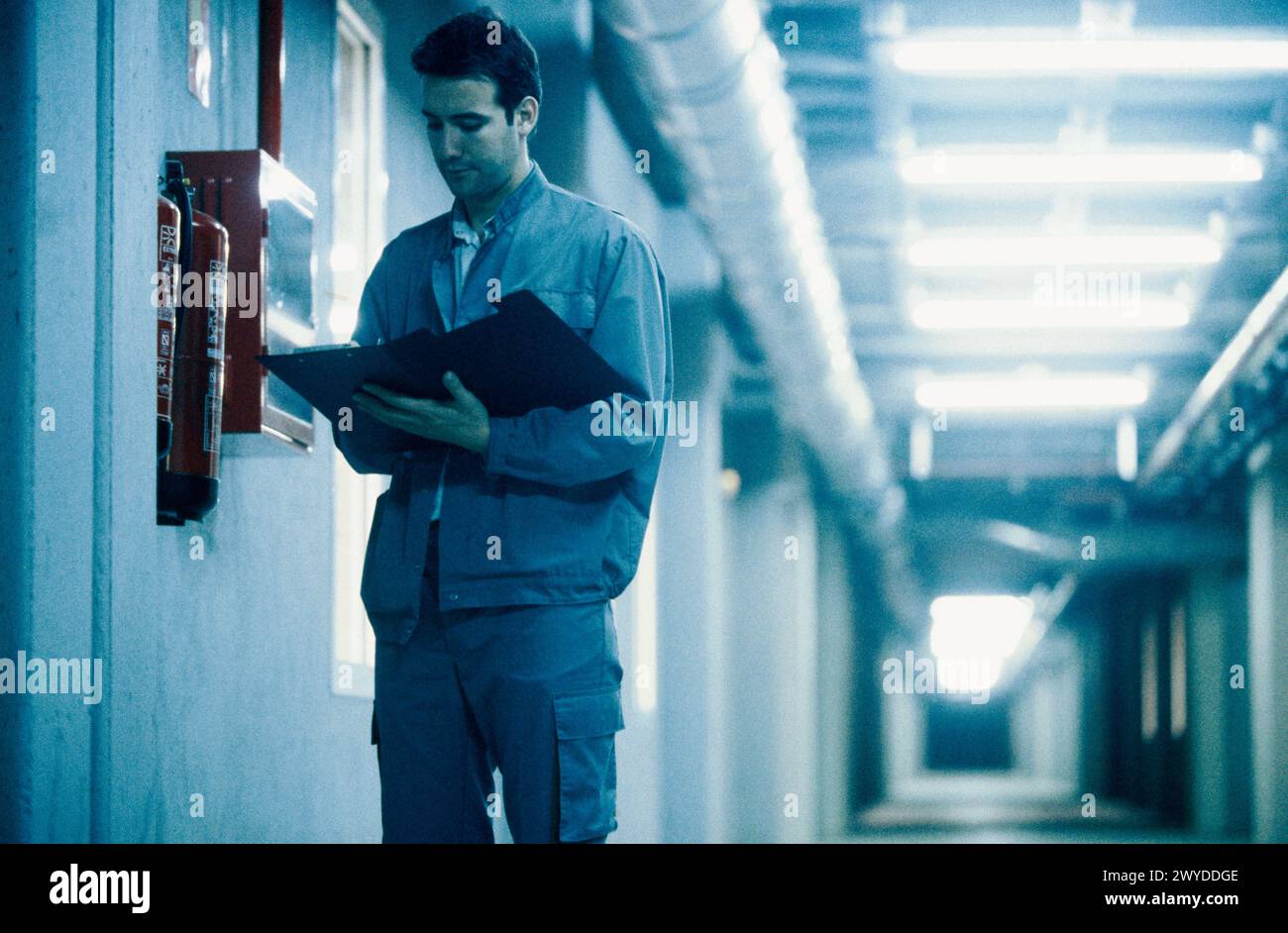 Maintenance, basement of hospital Stock Photo - Alamy