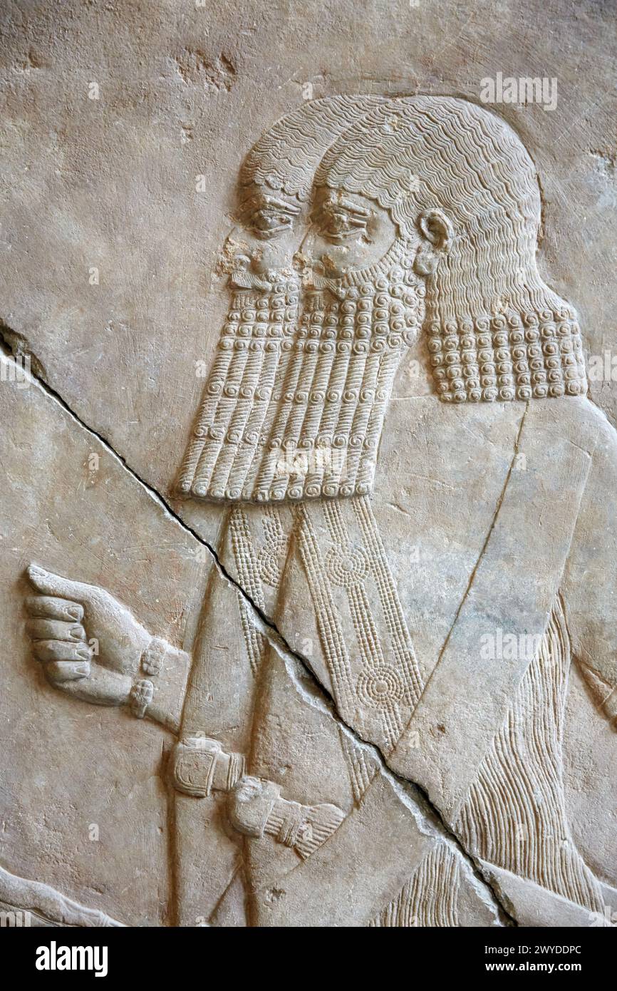 Palace Relief, Reconstruction of Assyrian Palace, Pergamon Museum ...