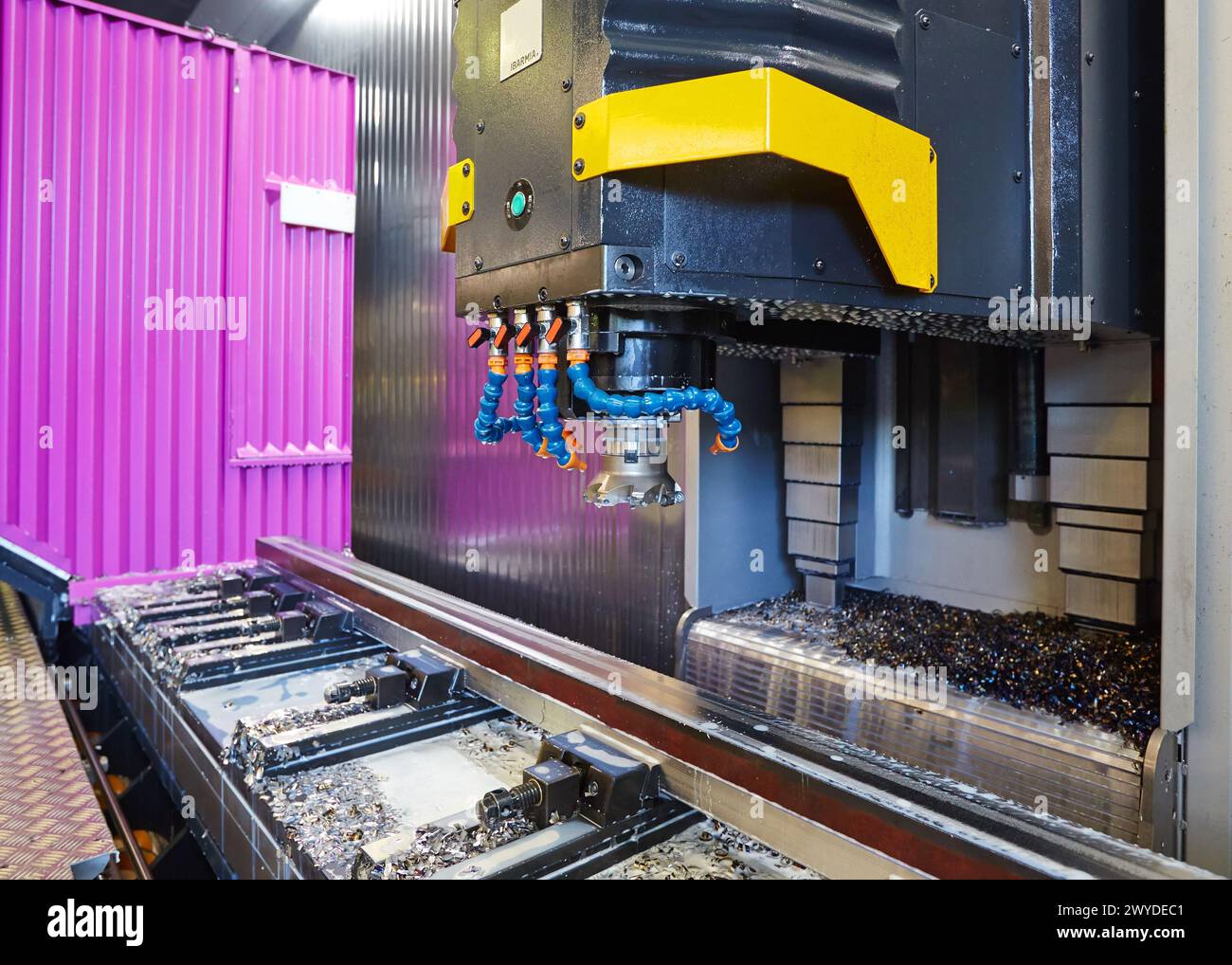 CNC milling machine. Basque Country. Spain Stock Photo - Alamy