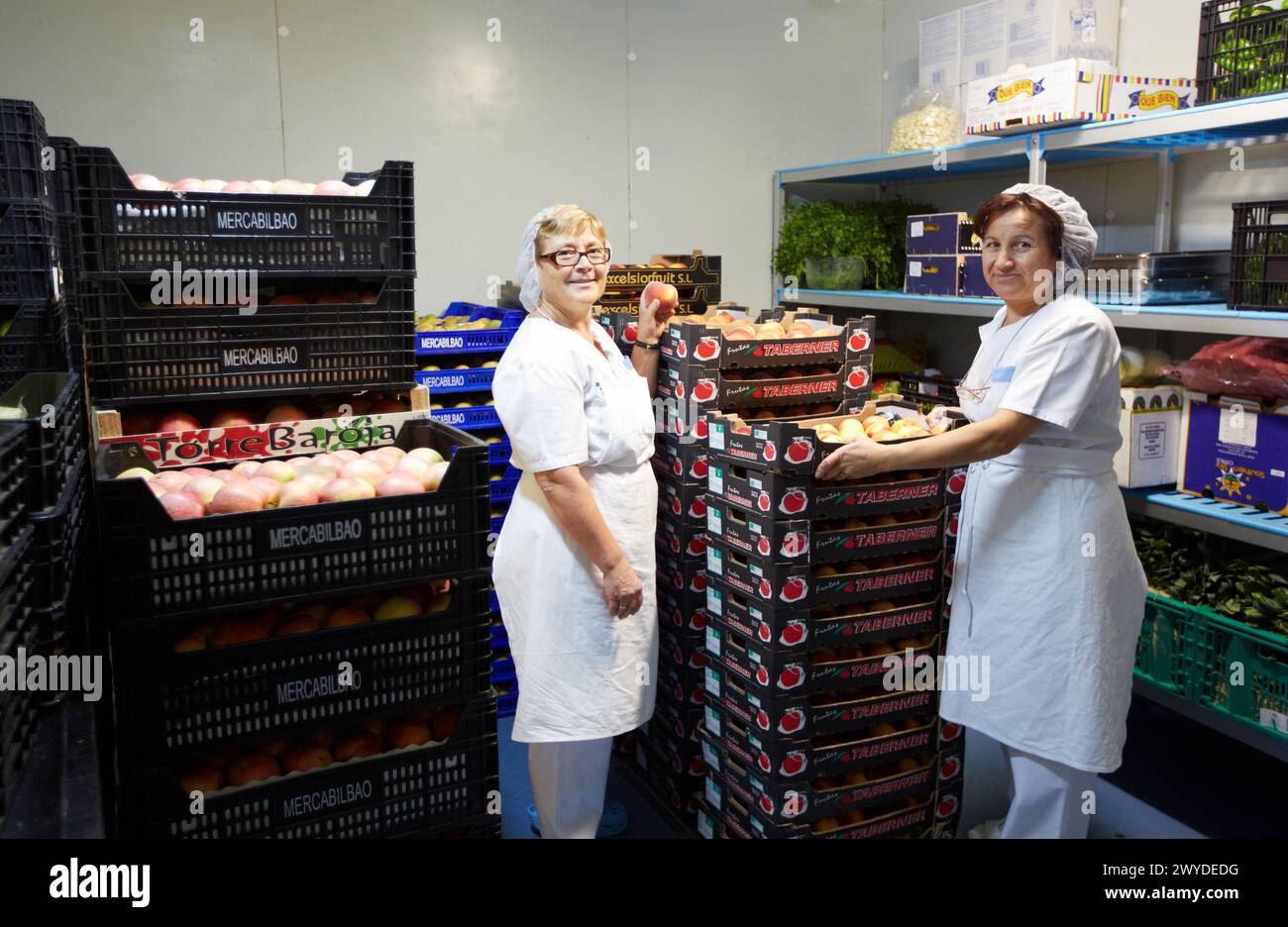 cold store of hospital food, Kitchen, Hospital Donostia, San Sebastian ...