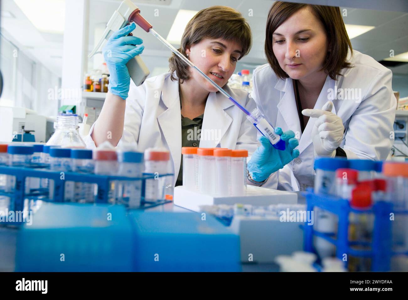 Substance staining, biopharmaceutical lab, development of new ...