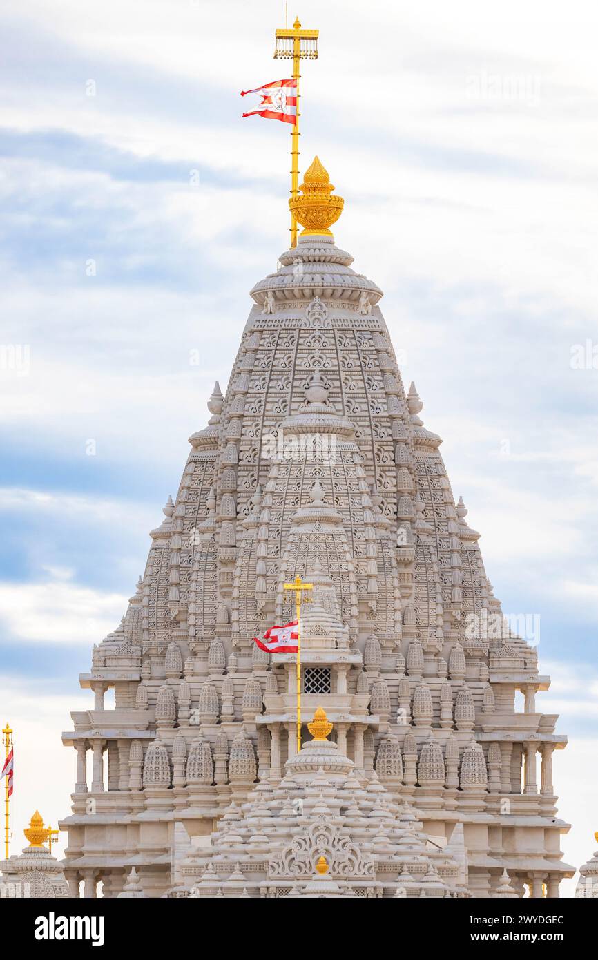 Scenic view of Akshardham Mahamandir temple at BAPS Swaminarayan ...