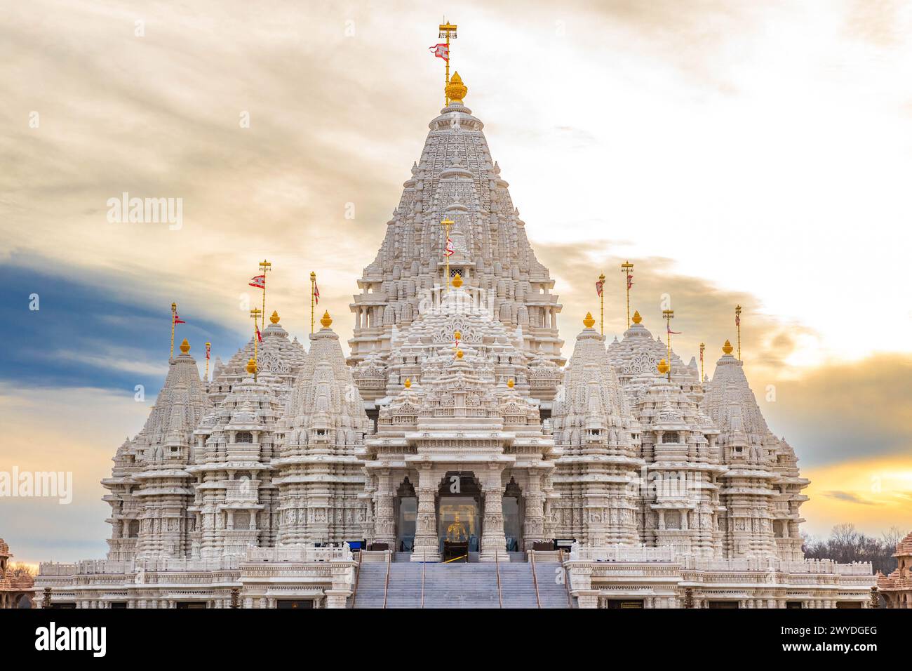 Scenic view of Akshardham Mahamandir temple at BAPS Swaminarayan ...