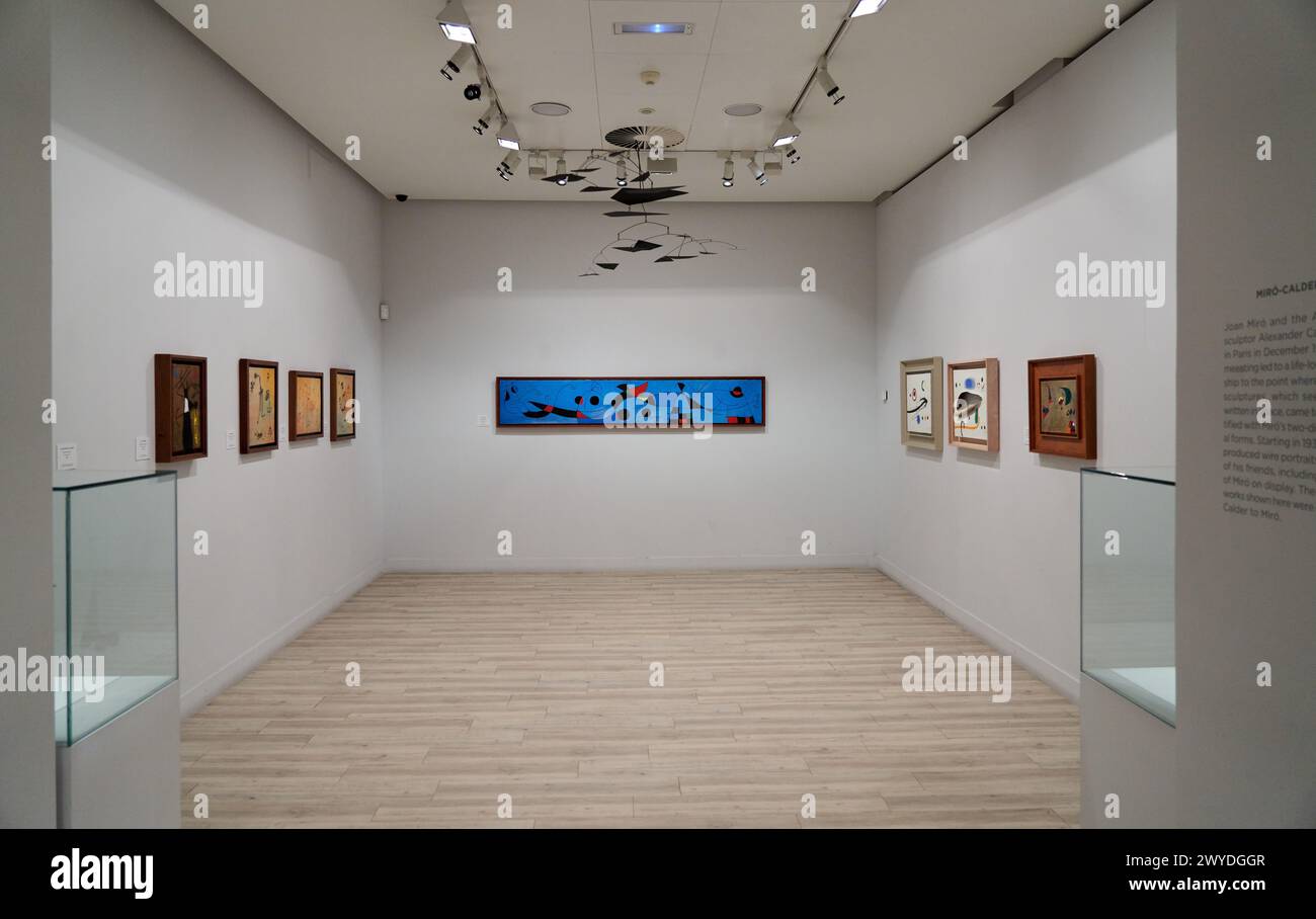 Joan Miró and Alexander Calder, Espacio Miró, Exhibition Hall, Madrid ...