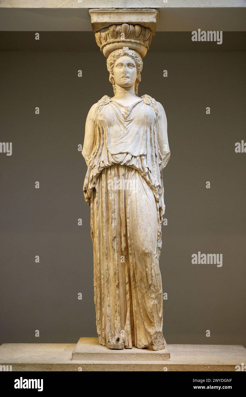 Detail caryatid color colour colour hi-res stock photography and images - Alamy