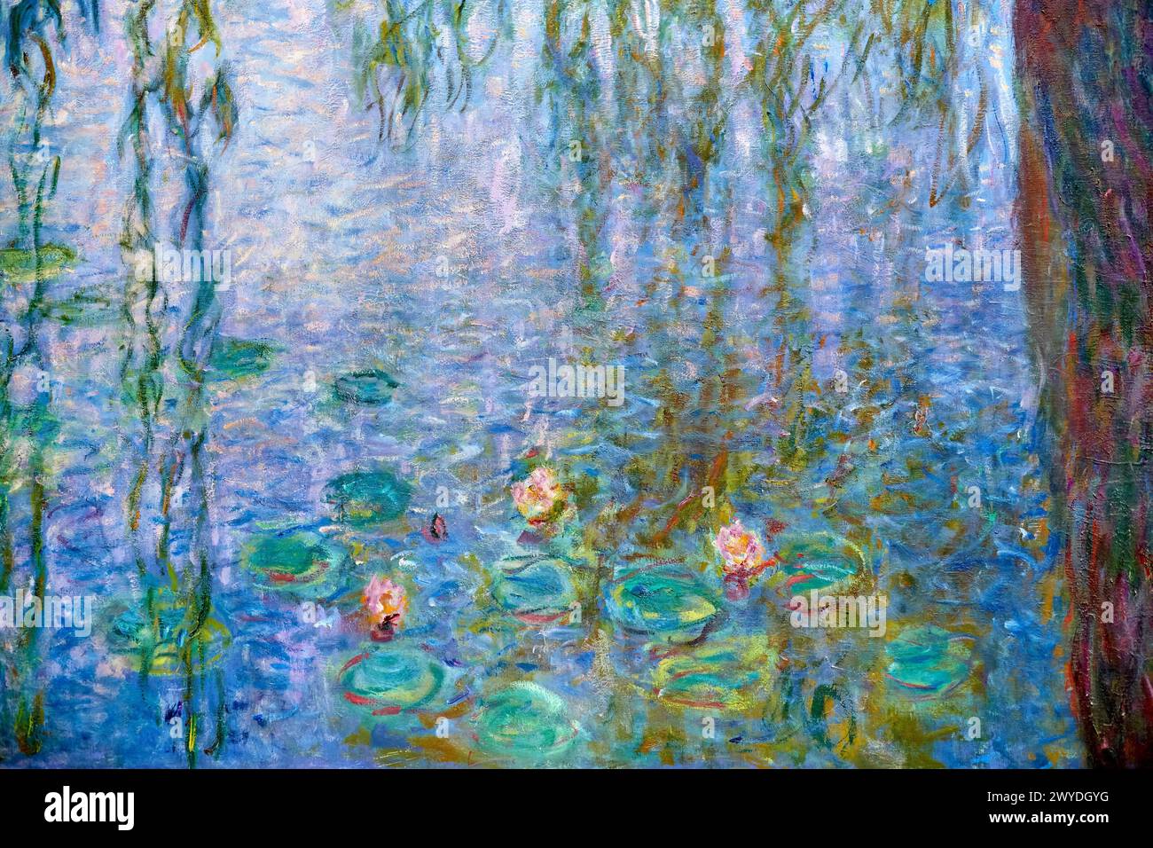 Water-lilies Nympheas series painted by Claude Monet, Musee de L ...