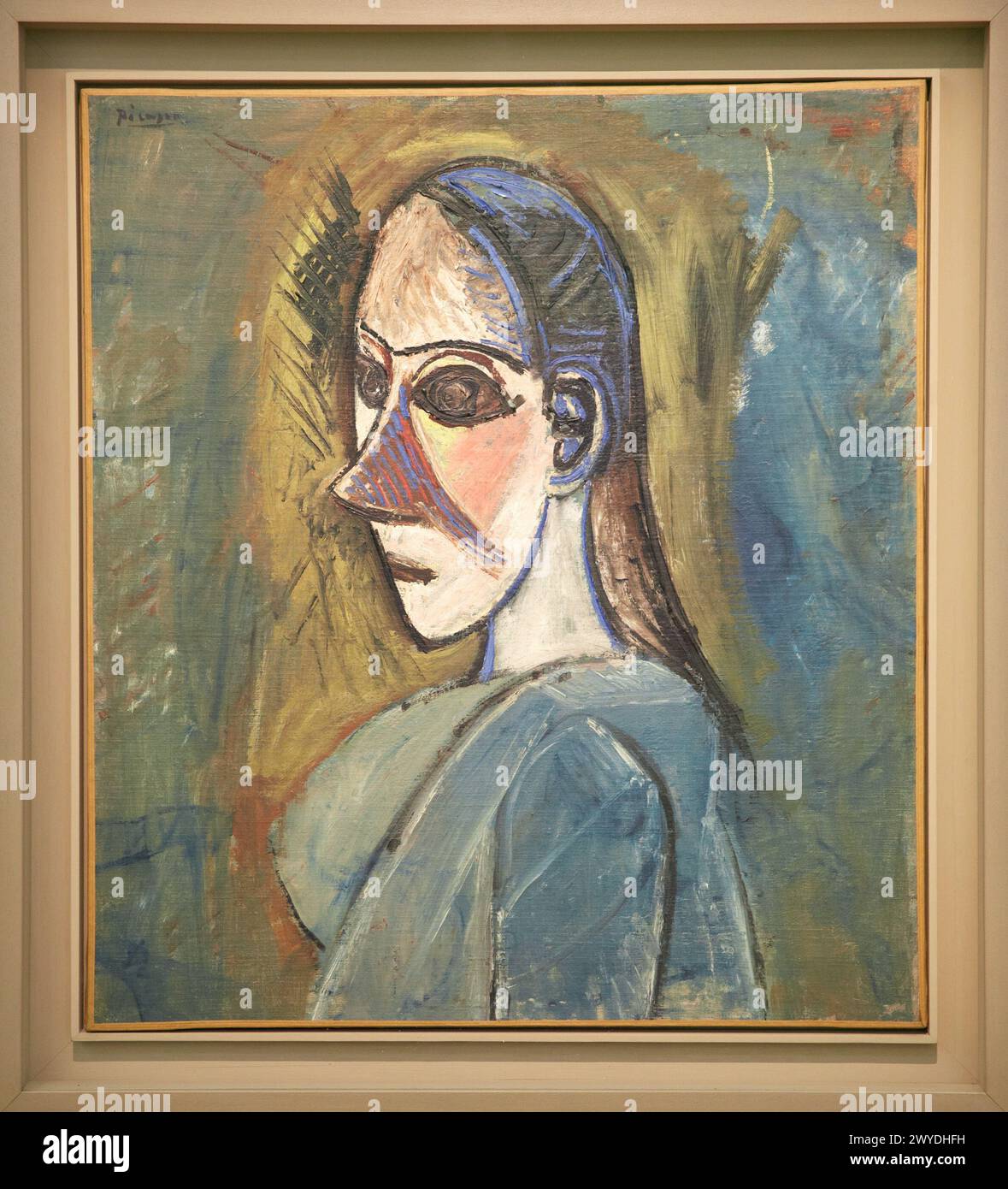 Bust de femme, 1907. Pablo Picasso. Centre George Pompidou. Musee National d'Art Moderne. Paris ...