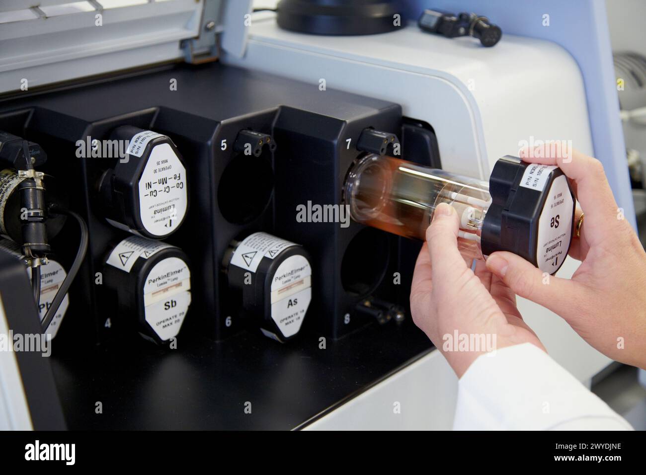 Change of discharge lamps, Graphite furnace, Measurement of metals in ...